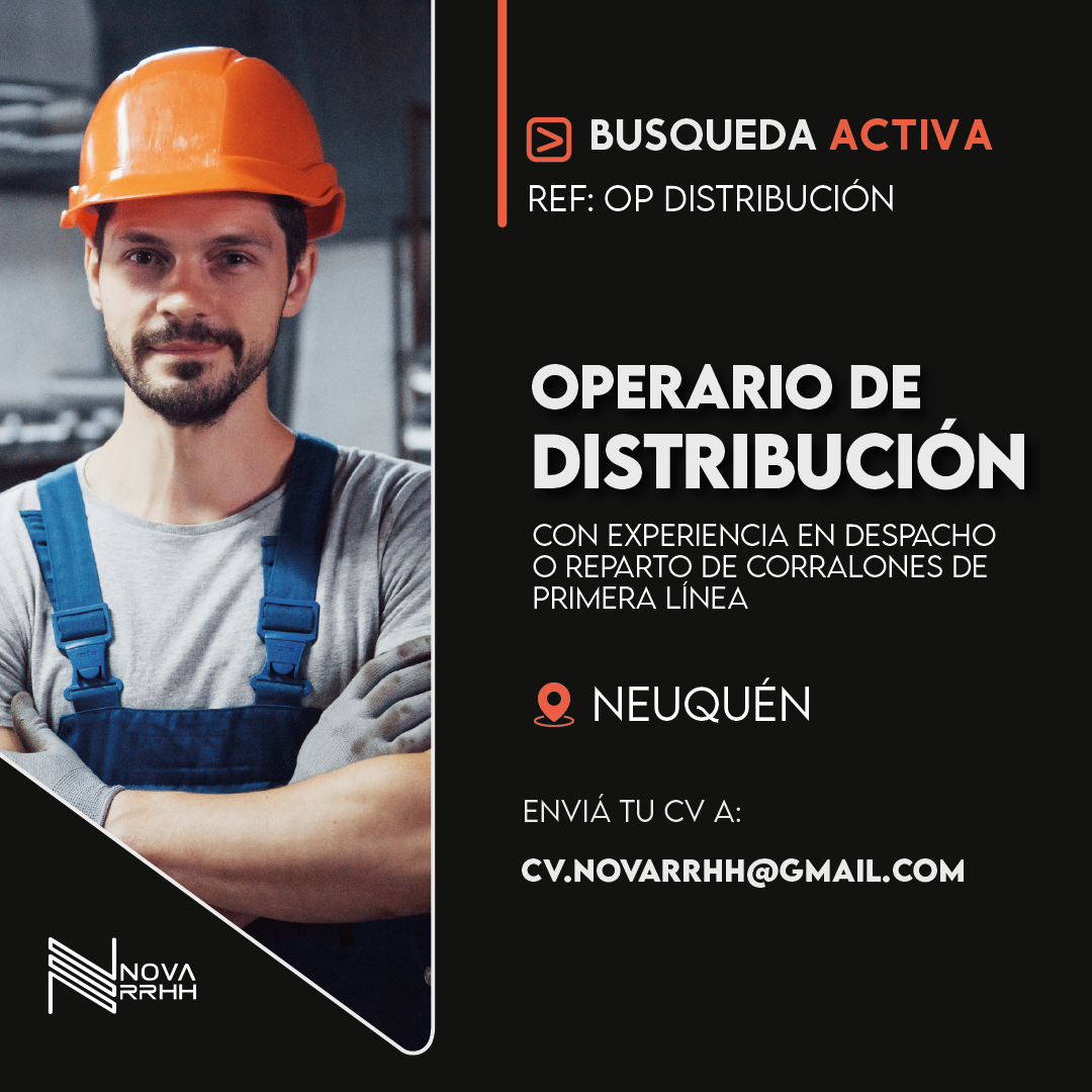 OPERARIO DE DISTRIBUCIÓN :: Nova RRHH